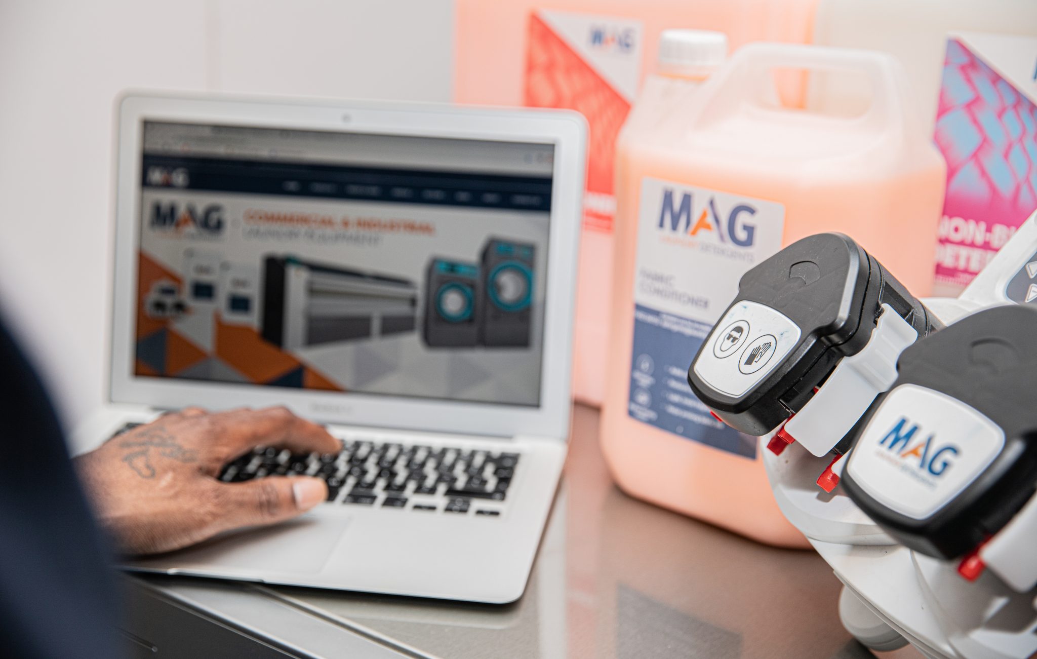 Auto-Dosing Pumps - MAG Laundry Detergents